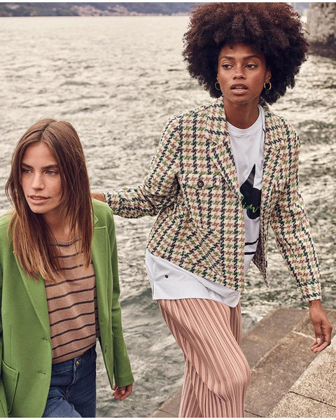 Jacket for Spring and POM Amsterdam scarves for life – Designer ...